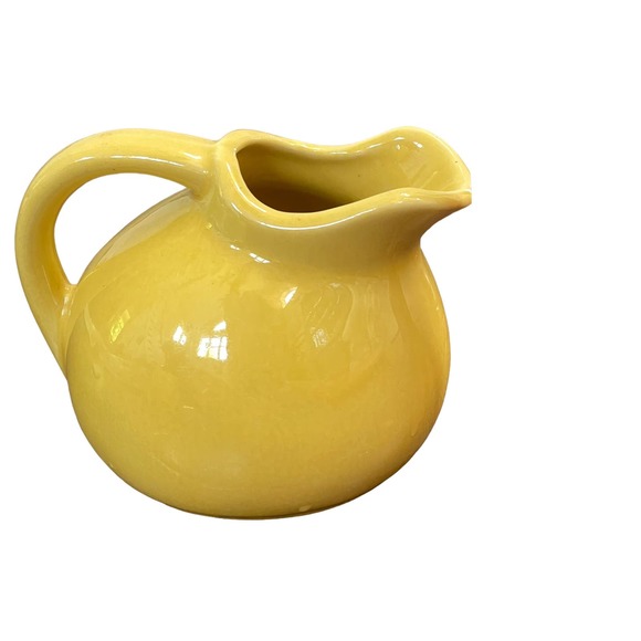 Unknown | Dining | Hall Tilt Creamer Yellow Ball Vintage Art Pottery ...